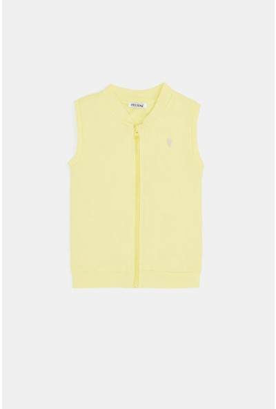 B&G Store Kız Bebek Sarı Yelek