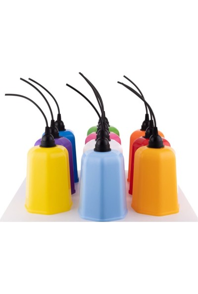 Plastik Ağaç Feneri Karışık Renkli 5'li