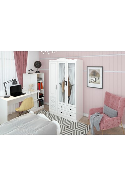 Sunroyal Concept Ediz 3 Kapak 2 Çekmece Gardırop Sunroyal Concept Ediz 3 Kapak 2 Çekmece Gardırop