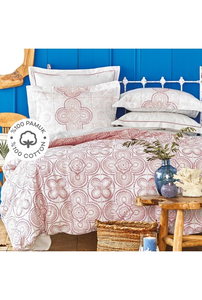 Karaca Home Anemos Kiremit %100 Pamuk Çift Kişilik Nevresim Takımı