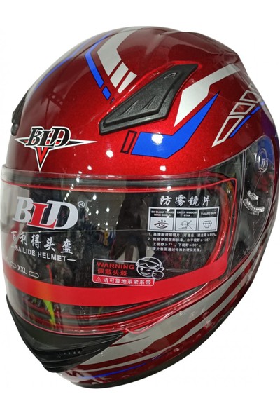 OEM Kask Bld 888 Full Face Kapalı Kırmızı Tek Boyunluklu OEM Kask Bld 888 Full Face Kapalı Kırmızı Tek Boyunluklu