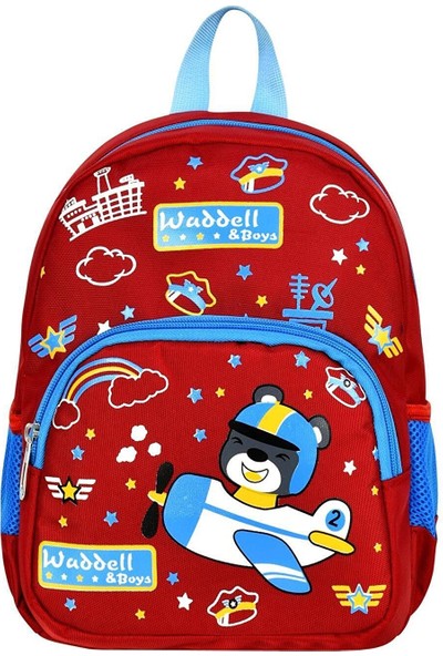 Waddell Uçak Desenli Anaokul Çantası