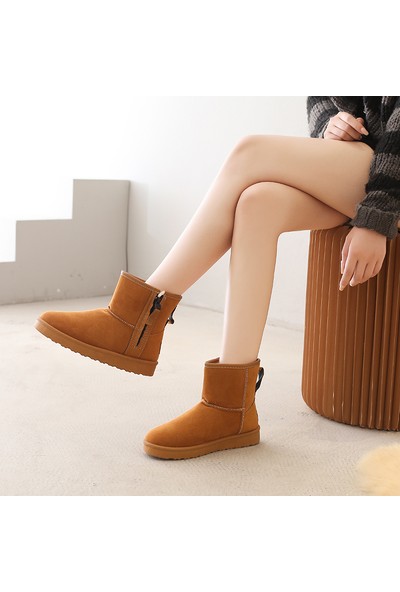 Sitong Sarı Ingiliz Tarzı Kadın Bot (Yurt Dışından)