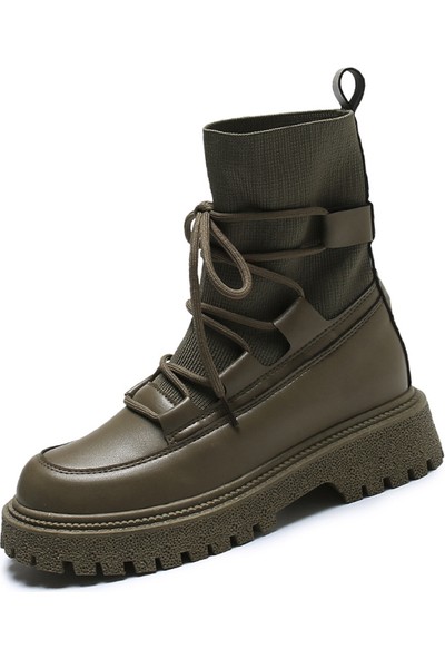 Sitong Koyu Yeşil Ingiliz Tarzı Kadın Bot (Yurt Dışından)