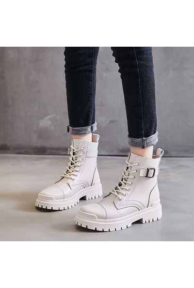 Sitong Bej Ingiliz Tarzı Kadın Bot (Yurt Dışından)