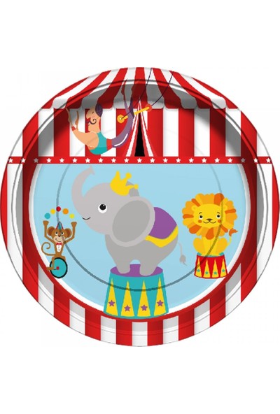 Balonevi Tabak Sirk 8 Adet Balonevi Tabak Sirk 8 Adet