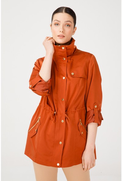 Ekol Fermuarlı Trençkot