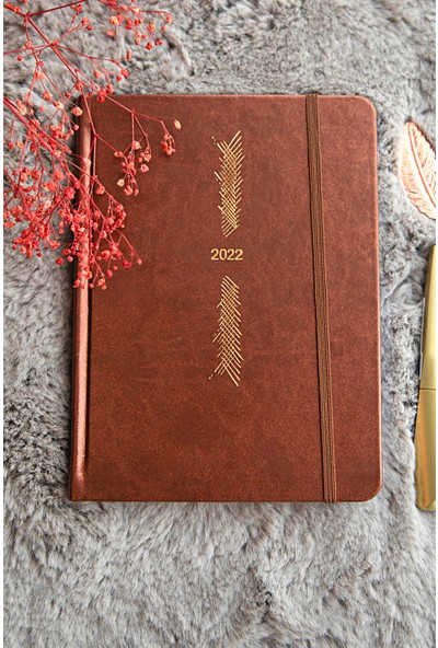 Le Color 2022 Günlük Deri A5 Ajanda 12 Ay Bronz Le Color 2022 Günlük Deri A5 Ajanda 12 Ay Bronz