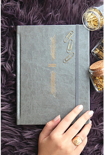 Le Color 2022 Günlük Deri A5 Ajanda 12 Ay Gümüş Le Color 2022 Günlük Deri A5 Ajanda 12 Ay Gümüş