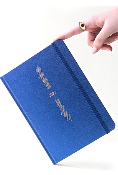 Le Color 2022 Haftalık A5 Ajanda 12 Aylık Mavi
