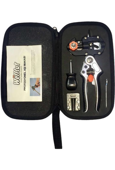 Welkut Çantalı Aşı Makası Seti - 21 cm