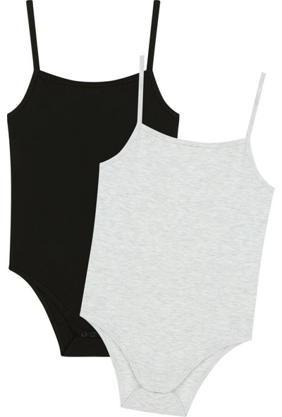 Penti Çok Renkli Kız Çocuk Basic 2'li Bodysuit