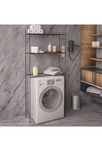 webkapinda Çamaşır Makinesi Üstü Düzenleyici Raf Banyo Rafı Banyo Dolabı Havluluk webkapinda Çamaşır Makinesi Üstü Düzenleyici Raf Banyo Rafı Banyo Dolabı Havluluk