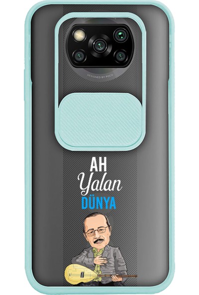 Mupity Neşet Ertaş Tasarımlı Xiaomi Poco X3 Nfc Slayt Lens Kamera Korumalı Mavi Telefon Kılıfı Mupity Neşet Ertaş Tasarımlı Xiaomi Poco X3 Nfc Slayt Lens Kamera Korumalı Mavi Telefon Kılıfı