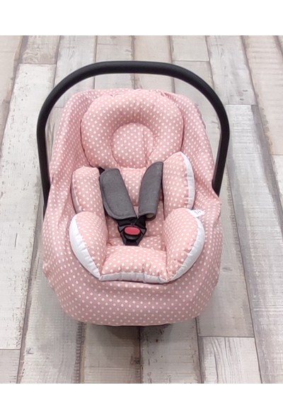 mordesign Ortopedik Bebek Puset Minderi, Pamuklu Kumaş, Puantiyeli, Pembe Renk mordesign Ortopedik Bebek Puset Minderi, Pamuklu Kumaş, Puantiyeli, Pembe Renk