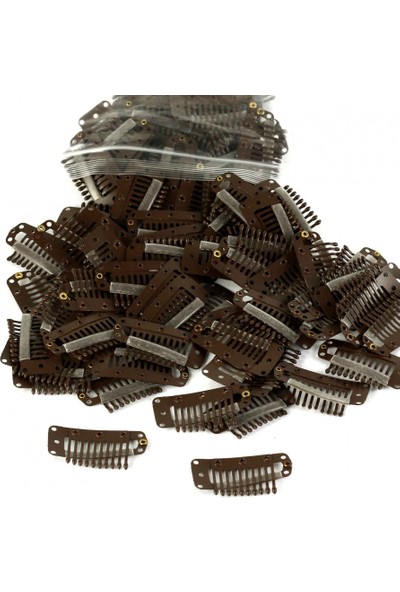 AYTUĞ PERUK Kore Üretimi / Saç Klipsi / Çıt Çıt Klips - Ch / 6 - Koyu Kahve - 10 Adet AYTUĞ PERUK Kore Üretimi / Saç Klipsi / Çıt Çıt Klips - Ch / 6 - Koyu Kahve - 10 Adet