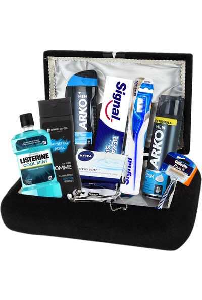 Güzellik Paketim Erkek Bakım Seti - Damat Nişan Sandık Çeyiz Bohça Seti