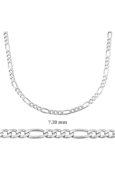 925 Gümüş Figaro Gümüş Zincir