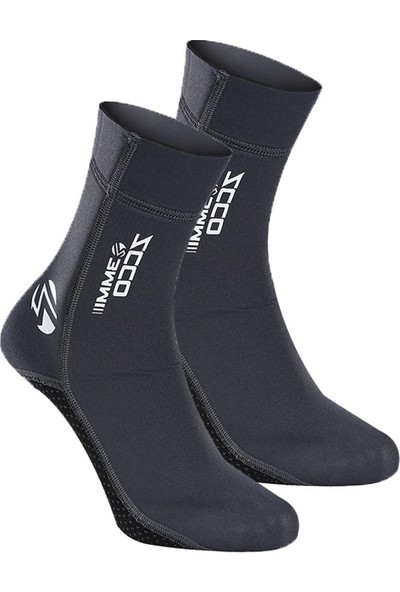 F Fityle Neopren Dalış Islak Takım Elbise Botları Yüzme Şnorkel Çorap Sıcak Gri L (Yurt Dışından)