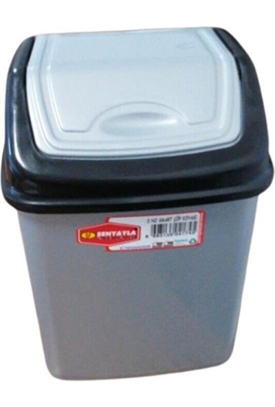 Şenyayla Smart Çöp Kovası Gri 1,7 Lt No: 0