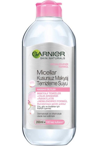 Garnier Micellar Kusursuz Makyaj Temizleme Suyu 200 ml Garnier Micellar Kusursuz Makyaj Temizleme Suyu 200 ml