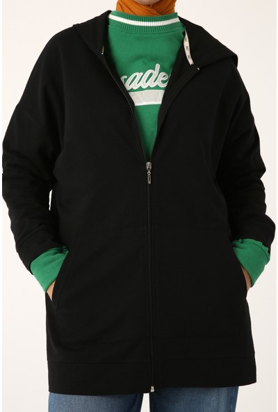 Ekrumoda Fermuarlı Hırka