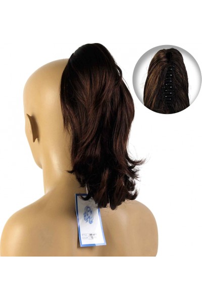 AYTUĞ PERUK Mandallı Kuyruk / Kısa / Düz / Kestane Kızıl Ombreli / RP417-T2.30 AYTUĞ PERUK Mandallı Kuyruk / Kısa / Düz / Kestane Kızıl Ombreli / RP417-T2.30