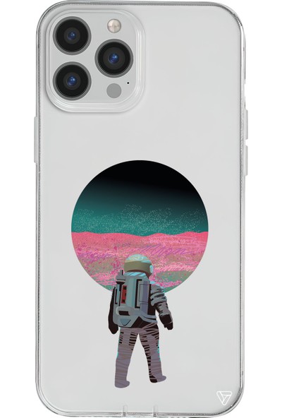 Trihed iPhone 13 Pro Max Şeffaf Renkli Silikon Evden Uzakta Telefon Kılıfı Trihed iPhone 13 Pro Max Şeffaf Renkli Silikon Evden Uzakta Telefon Kılıfı