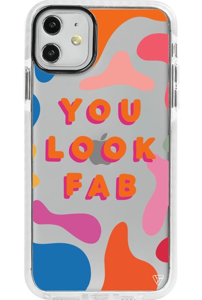 Trihed iPhone 11 Beyaz Impact You Look Fab Premium Telefon Kılıfı Trihed iPhone 11 Beyaz Impact You Look Fab Premium Telefon Kılıfı