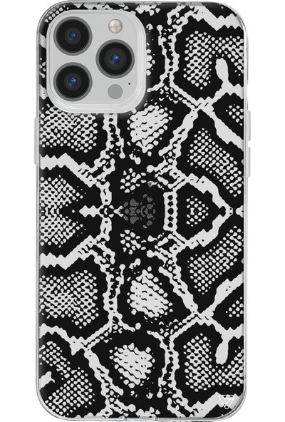 Trihed iPhone 13 Pro Şeffaf Renkli Silikon Yılan Deseni Telefon Kılıfı Trihed iPhone 13 Pro Şeffaf Renkli Silikon Yılan Deseni Telefon Kılıfı