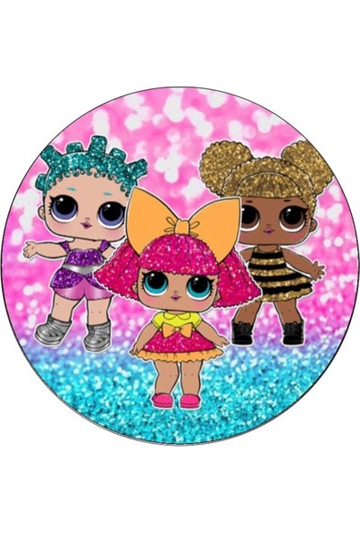 Adana Pasta Malzemeleri Yenilebilir Şeker Hamuru Baskı Lol Bebek 3