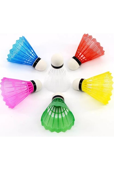 Ay Ticaret Badminton Topu 6'lı Renkli Ay Ticaret Badminton Topu 6'lı Renkli