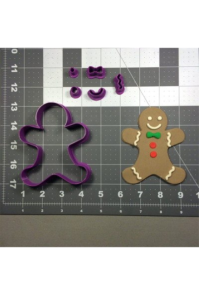 Gingerman Kurabiye Adam Yılbaşı Kalıbı 8 cm