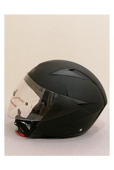 Rms Yarım Kask Mat Siyah