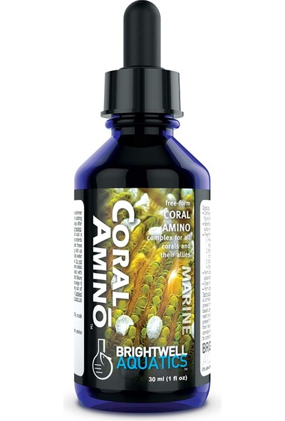 Brightwell Coralamino - Amino Asit 30 ml (Mercanlar Için) Brightwell Coralamino - Amino Asit 30 ml (Mercanlar Için)