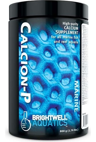 Brightwell Calcion-P - Kalsiyum Toz 800 gr Brightwell Calcion-P - Kalsiyum Toz 800 gr