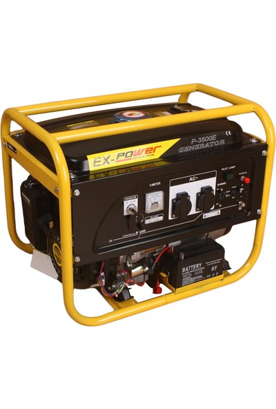 Ex-Power P-3500E Benzinli Marşlı Jeneratör