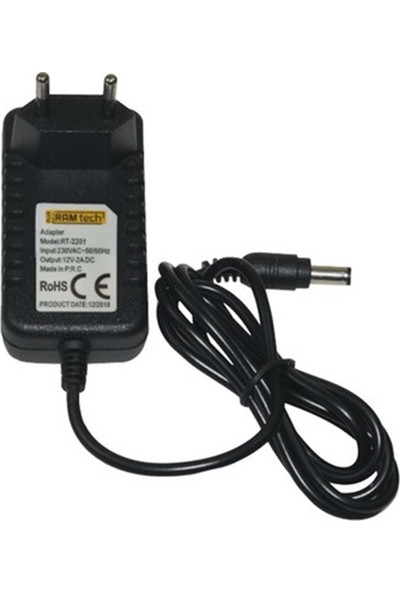Tixi 12 Volt 500MA 5.5mm x 2.5mm Ac Adaptör Tixi 12 Volt 500MA 5.5mm x 2.5mm Ac Adaptör