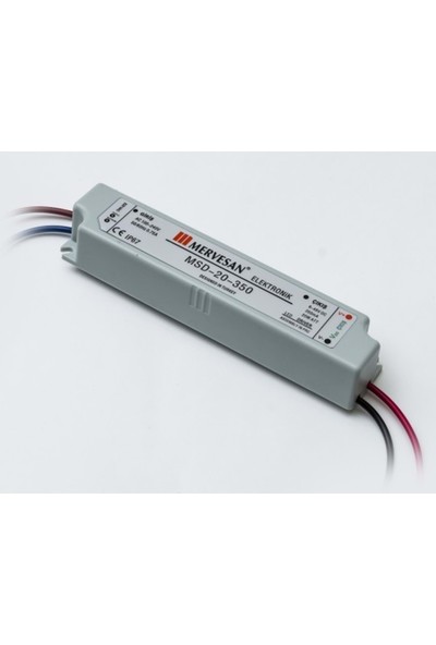 Mervesan MSD-20-500İ 9-30 Volt Arası 500MA Driver Adaptör Mervesan MSD-20-500İ 9-30 Volt Arası 500MA Driver Adaptör