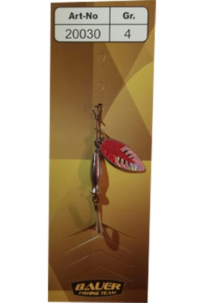 Bauer Alabalık Mepps 20030 4 gr Kırmızı-Beyaz Bauer Alabalık Mepps 20030 4 gr Kırmızı-Beyaz