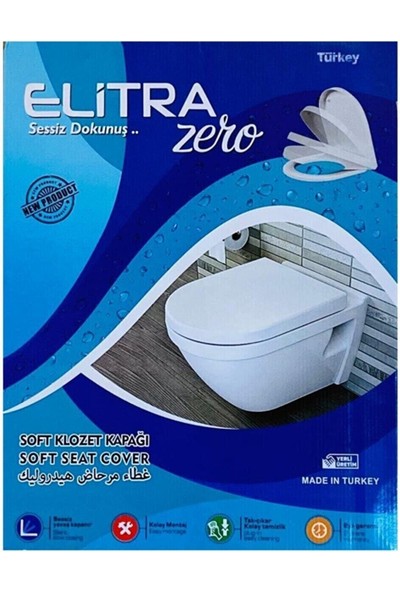 Elitra Zero Soft Klozet Kapağı