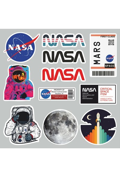 Zobar Markt Nasa Temalı Laptop Notebook Tablet Sticker Set 1 Zobar Markt Nasa Temalı Laptop Notebook Tablet Sticker Set 1