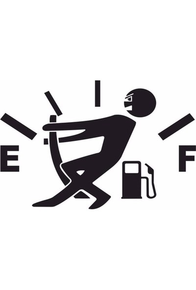 Zobar Markt Zobarmarkt Benzin Göstergesi Sticker 13 x 9 cm