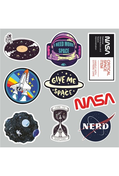 Zobar Markt Nasa Temalı Laptop Notebook Tablet Sticker Set 5 Zobar Markt Nasa Temalı Laptop Notebook Tablet Sticker Set 5