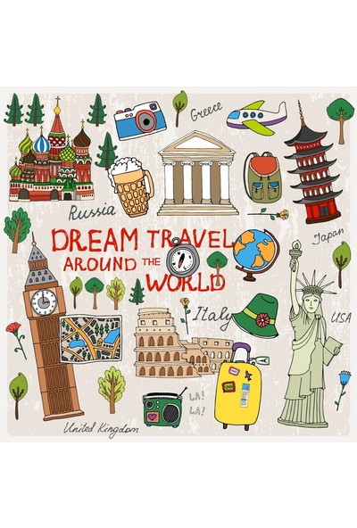 Zobar Markt Laptop Sticker Seti