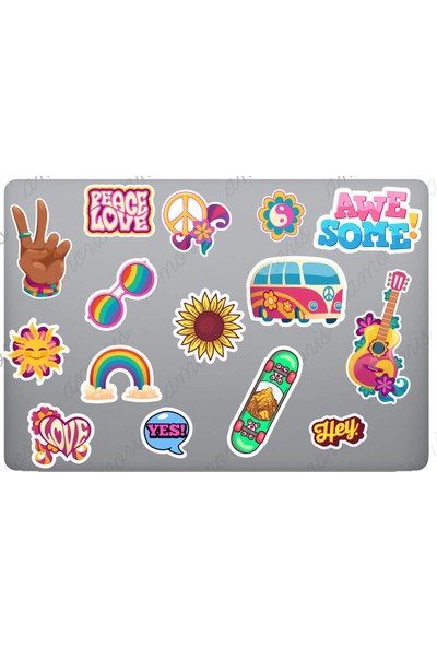 Zobar Markt Barış Temalı Laptop Notebook Tablet Sticker Seti 15 Adet Zobar Markt Barış Temalı Laptop Notebook Tablet Sticker Seti 15 Adet