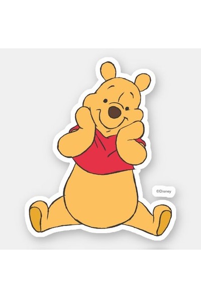 Zobar Markt Zobarmarkt Winnie The Pooh Sticker, 10 cm Zobar Markt Zobarmarkt Winnie The Pooh Sticker, 10 cm