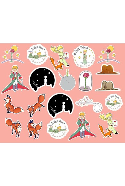 Zobar Markt Küçük Prens Sticker Seti