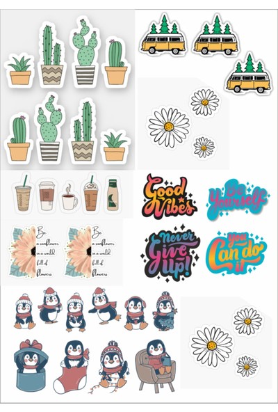 Zobar Markt Sticker Seti (Defter Ajanda Planner Bullet Journal-Için-Uygun) Zobar Markt Sticker Seti (Defter Ajanda Planner Bullet Journal-Için-Uygun)