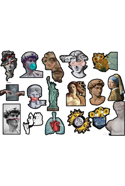 Zobar Markt Sanat Temalı Defter Ajanda Planner Bullet Journal Laptop Sticker Zobar Markt Sanat Temalı Defter Ajanda Planner Bullet Journal Laptop Sticker